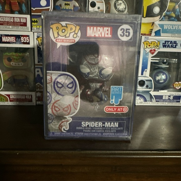 Funko | Toys | Funko Pop Art Series Spiderman 35 Target Exclusive ...